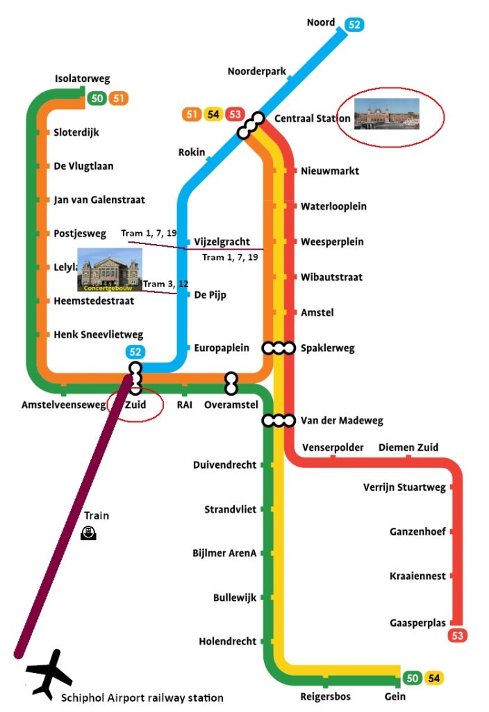 Het Koninklijk Concertgebouw – By Public Transport